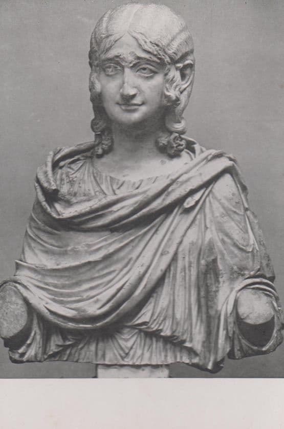 Marble Bust Of A Roman Lady British Museum Rome Roman Vintage Sculpture ...