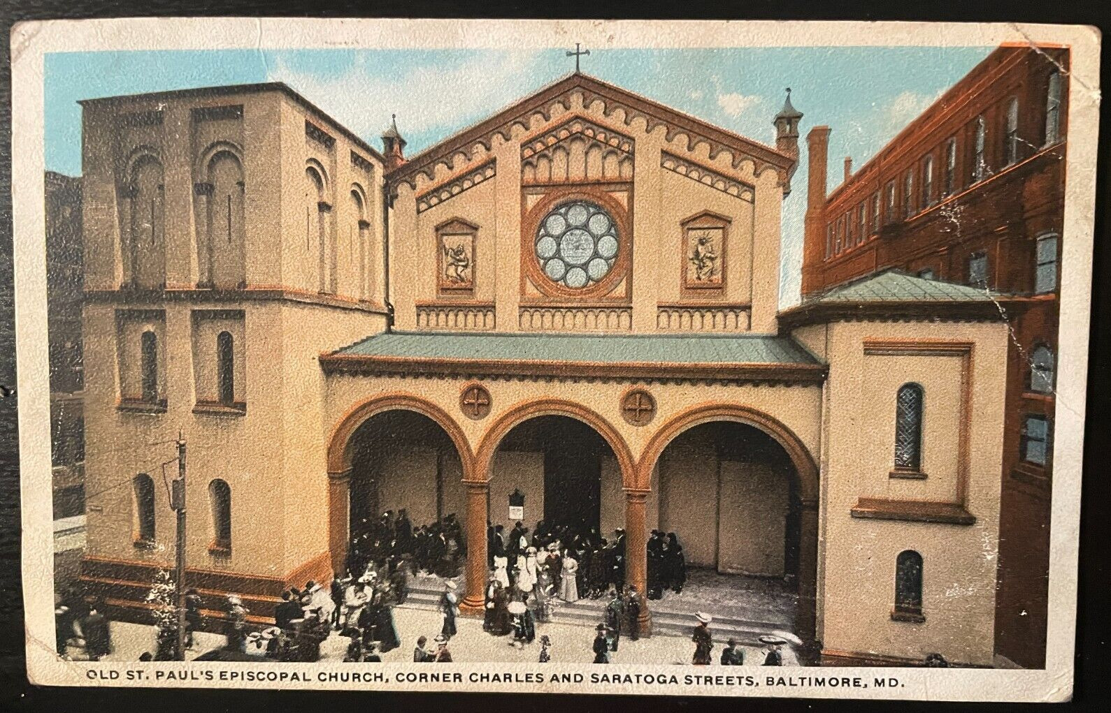 Vintage Postcard 1915-1930 Old St. Paul's Episcopal Church, Baltimore ...