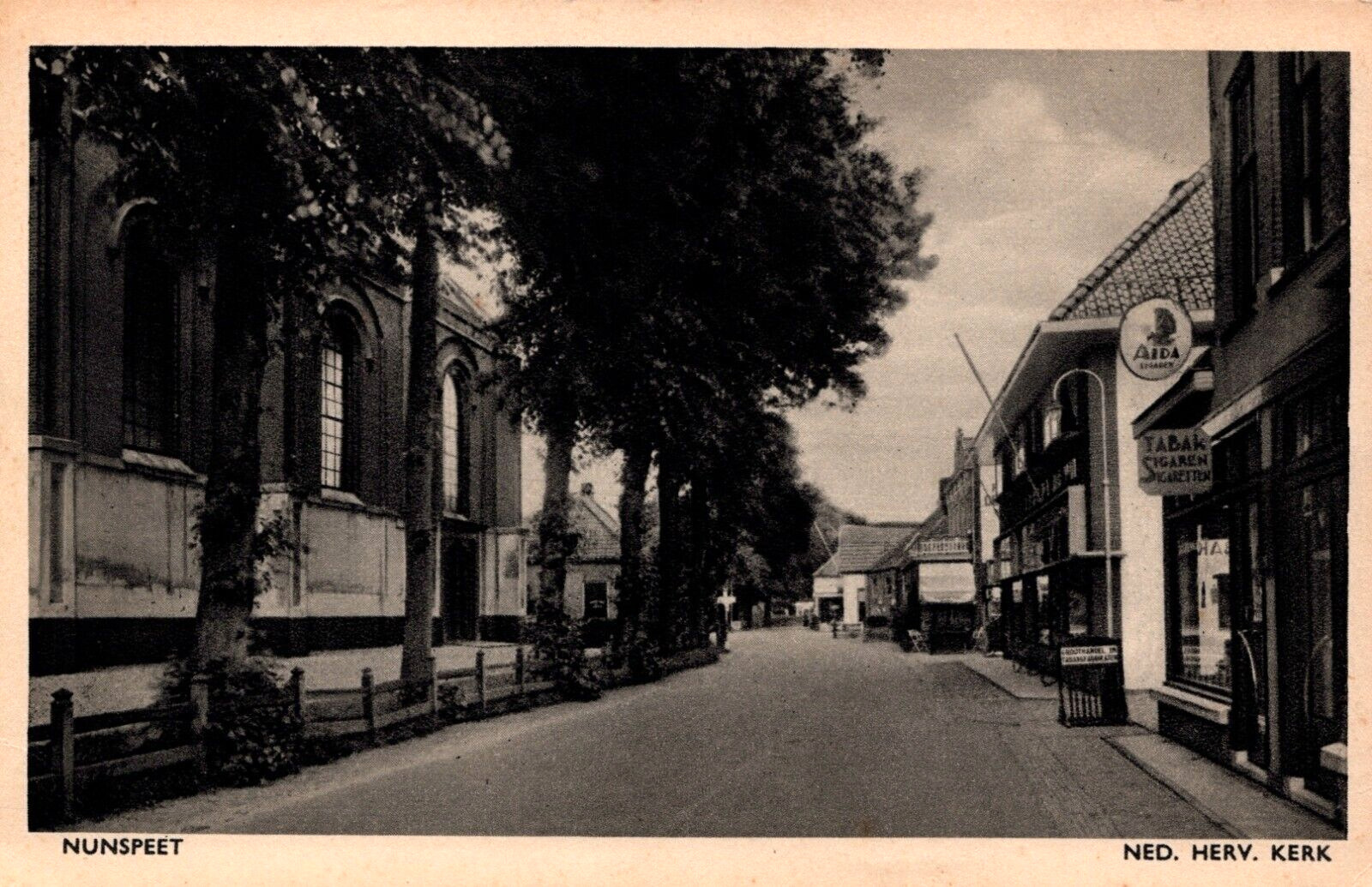 Netherlands Nunspeet Nederlands Hervormde Kerk Vintage Postcard 09.86 ...