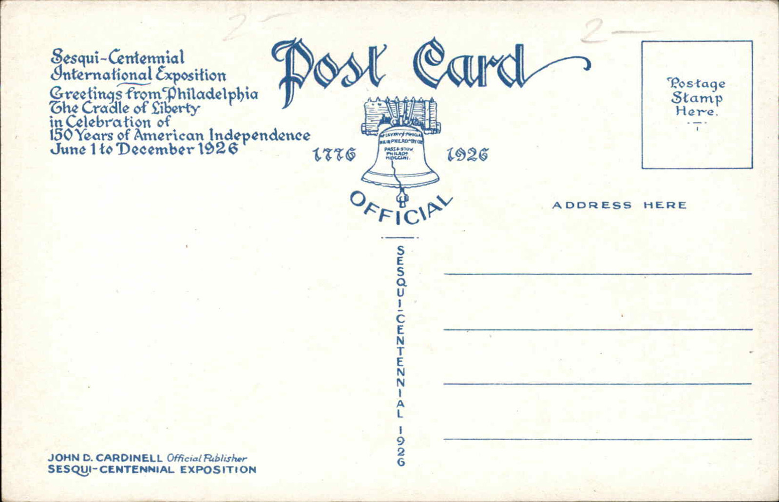 Philadelphia PA 1926 Sesqui-Centennial Exposition Palace of Agriculture ...