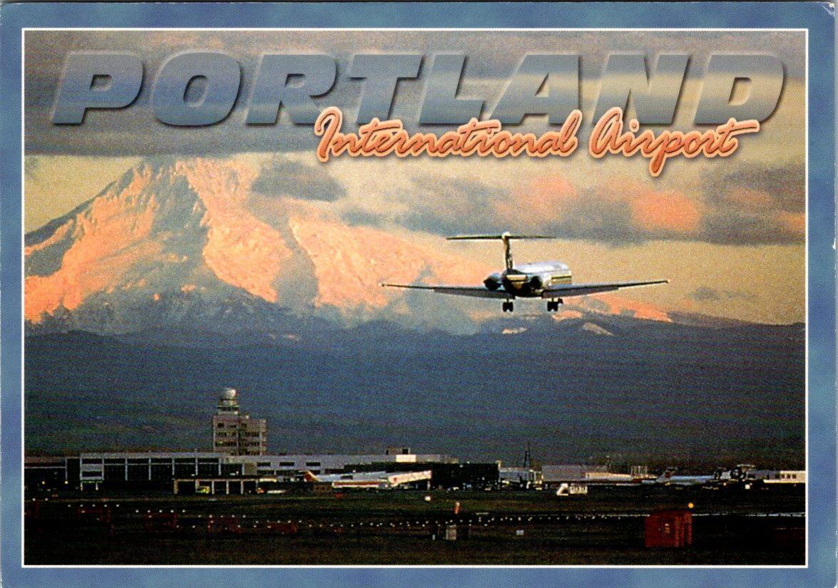 Portland, OR Oregon INTERNATIONAL AIRPORT Plane Approach~Terminal 4X6 ...