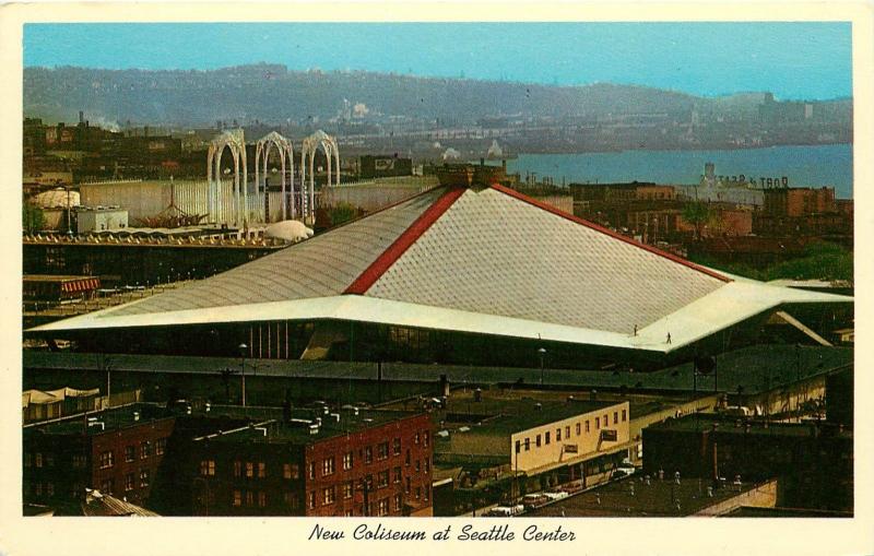 New Coliseum Seattle Center Washington WA 1962 Seattle Worlds Fair ...