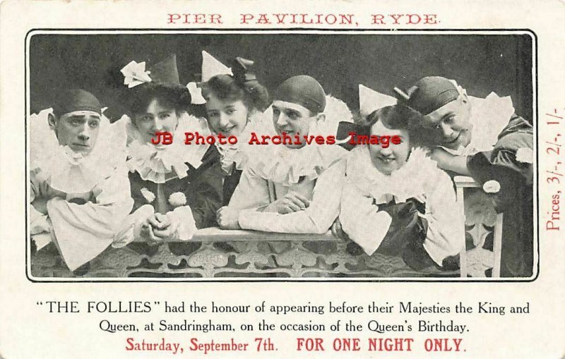 England, Isle of Wight, Ryde, Pier Pavilion, Theatre Production, The ...