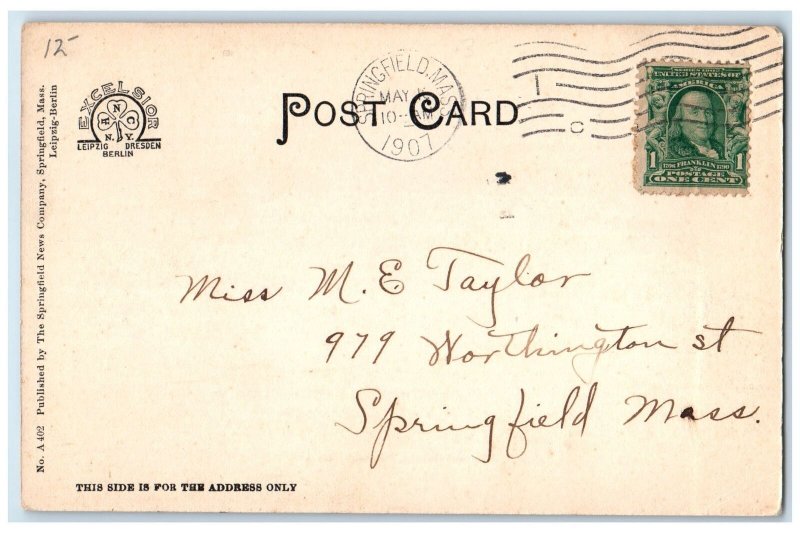 1907 Russell House Building Steps Entrance Russell Massachusetts MA ...