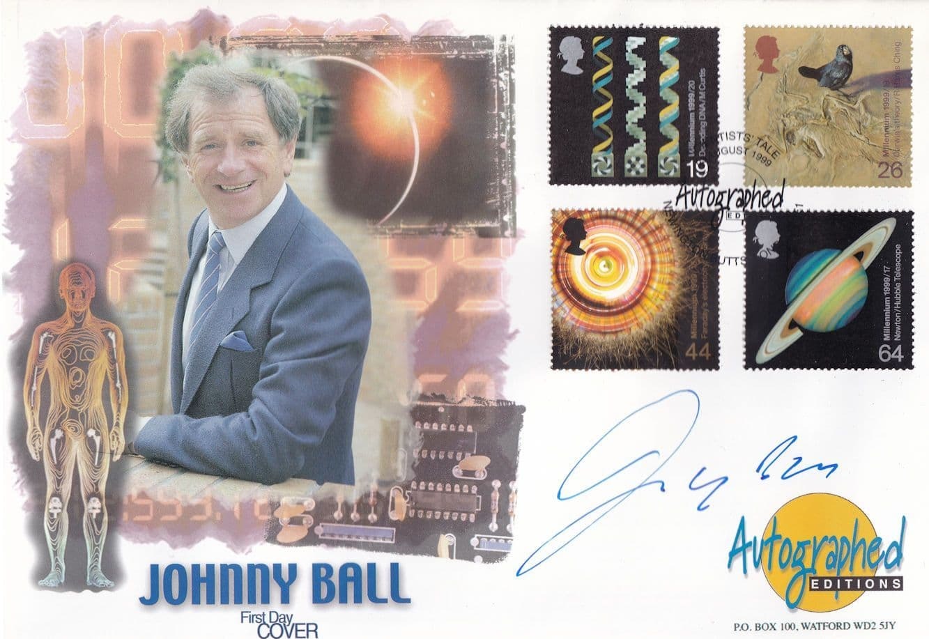 Johnny Ball Play School Childrens Show Hand Signed First Day Cover ...