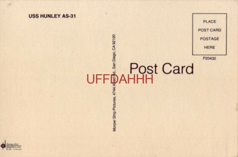 USS HUNLEY (AS-31) Submarine Tender COMMISSIONED JUNE 16 1962 | Europe ...