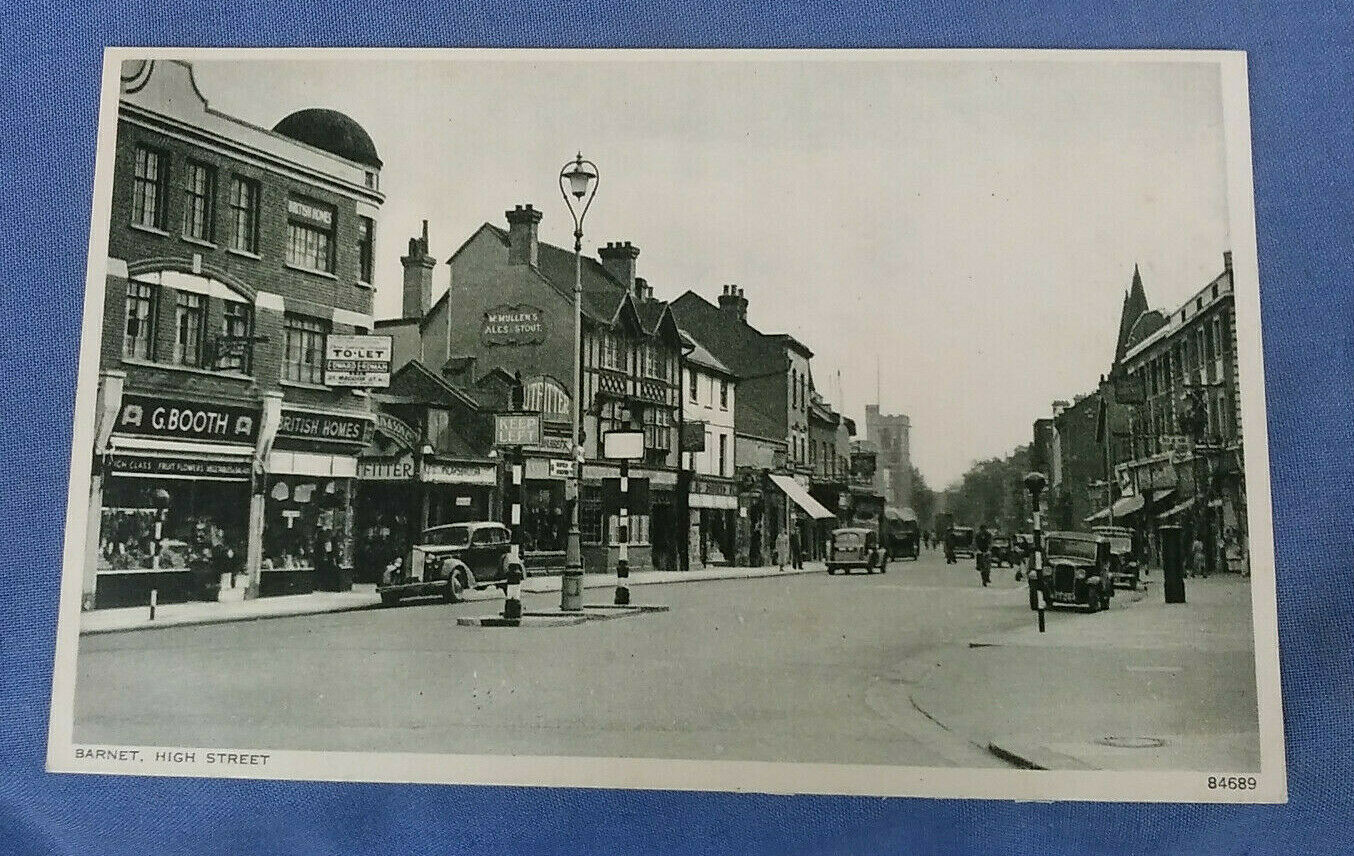 Vintage Postcard Barnet High Street London G1G | Europe - United ...
