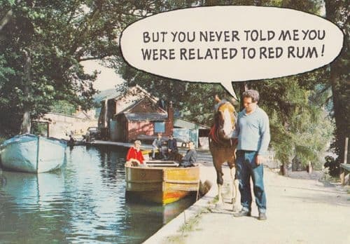 Red Rum Grand National Winner Horse Race Racing Humour Comic Postcard ...