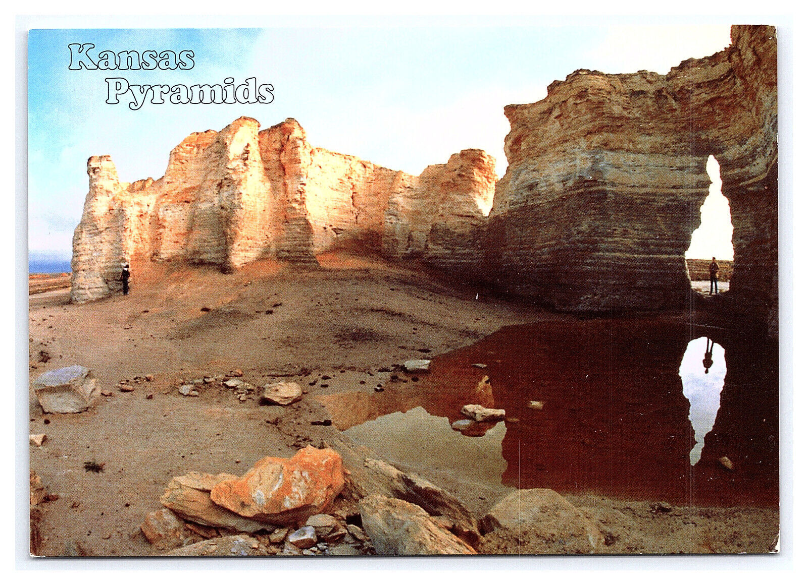 Kansas Pyramids Monument Rock Eye Of The Needle Postcard Continental ...