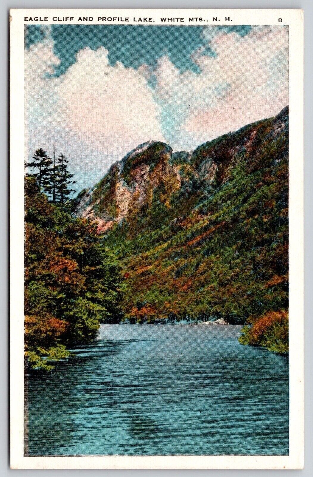 White Mountains New Hampshire Eagle Cliff & Profile Lake Scenic WB ...