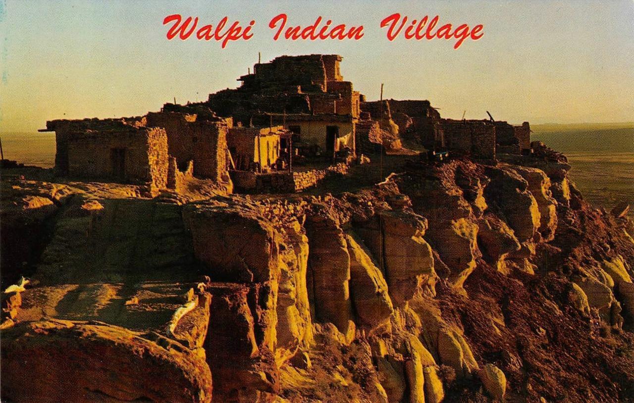 WALPI INDIAN VILLAGE Arizona Hopi Indian Native Americana 1950s Vintage ...