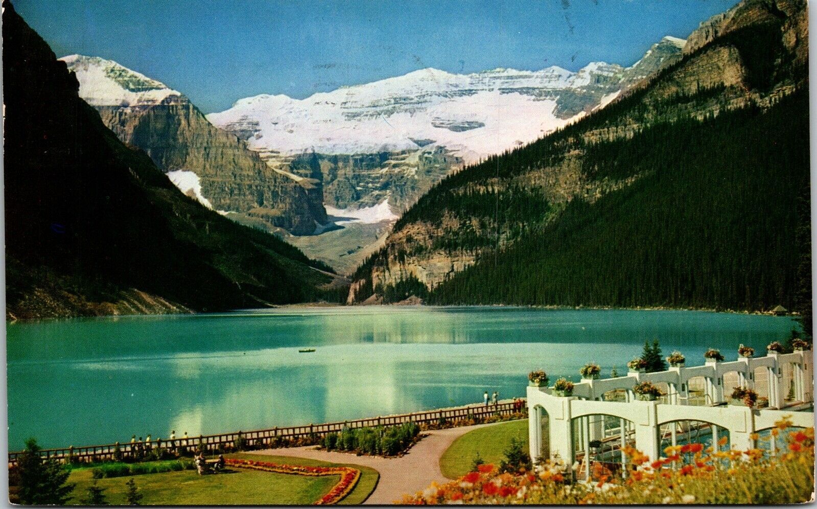 Lake Louise Mount Lefray Victoria Glacier Chateau Banff National Park ...