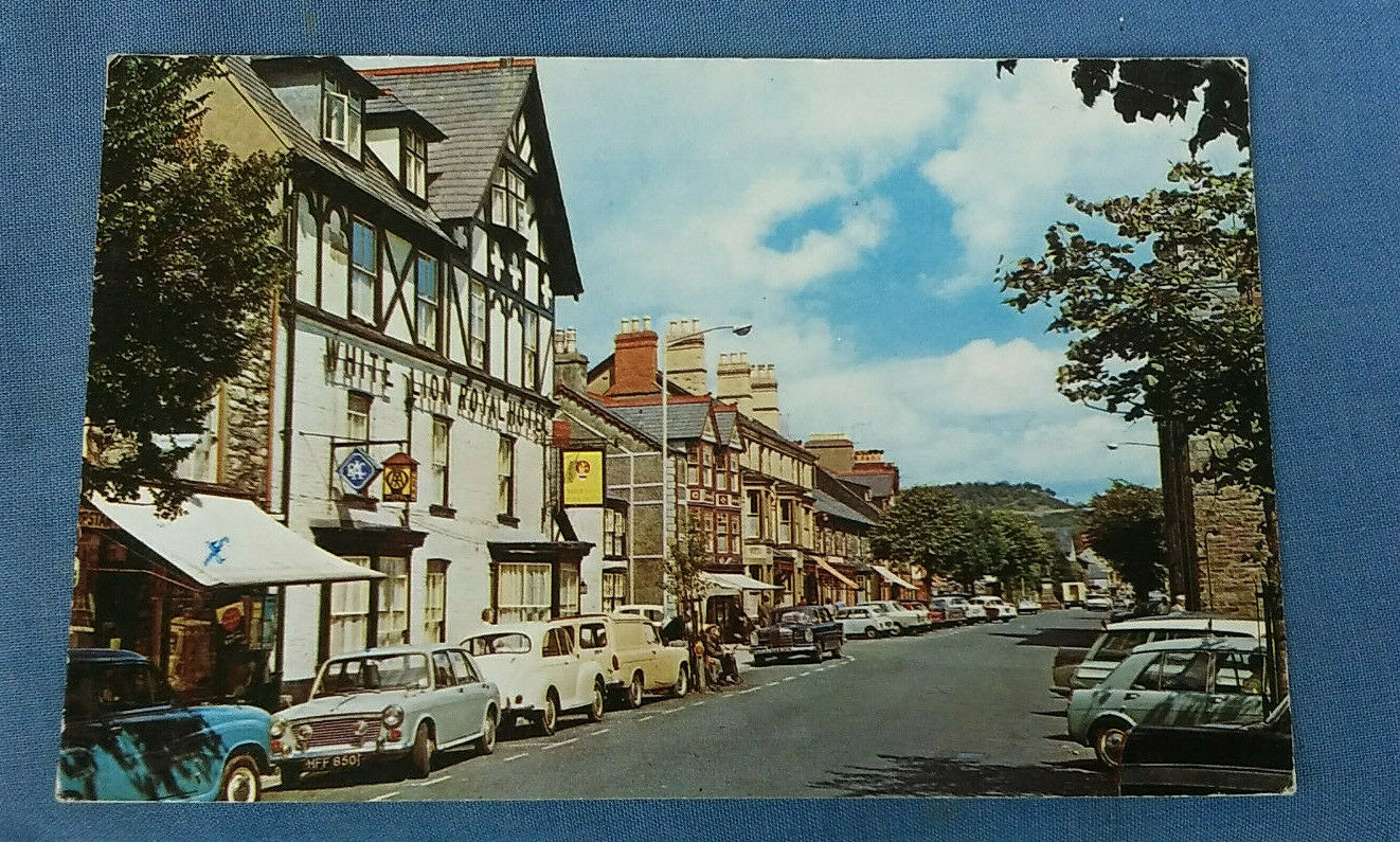 Vintage Postcard High Street Bala Gwynedd Postmarked 1967 G1F | Europe ...