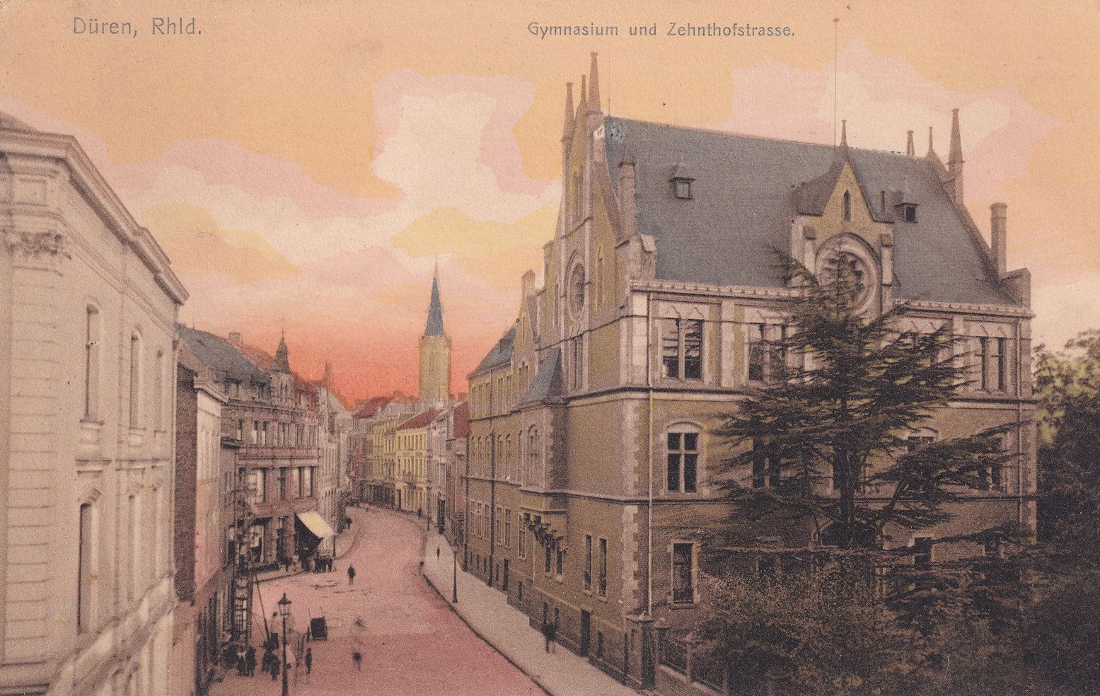 Duren Germany Old Gymnasium Memorial Postcard | Europe - Germany ...