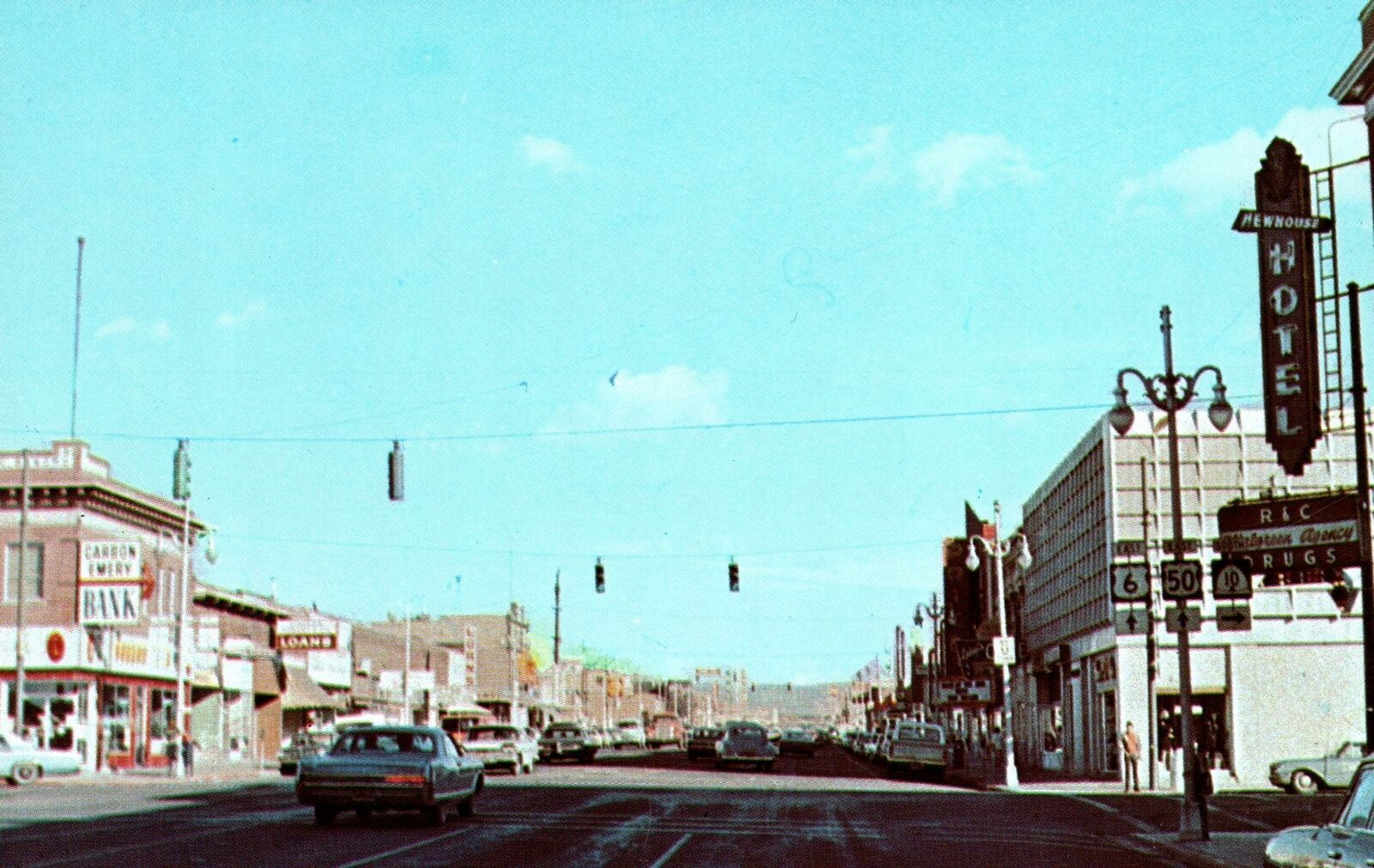 Vintage Postcard Mid-1970'S View of Main Street of Price Utah (Pop ...