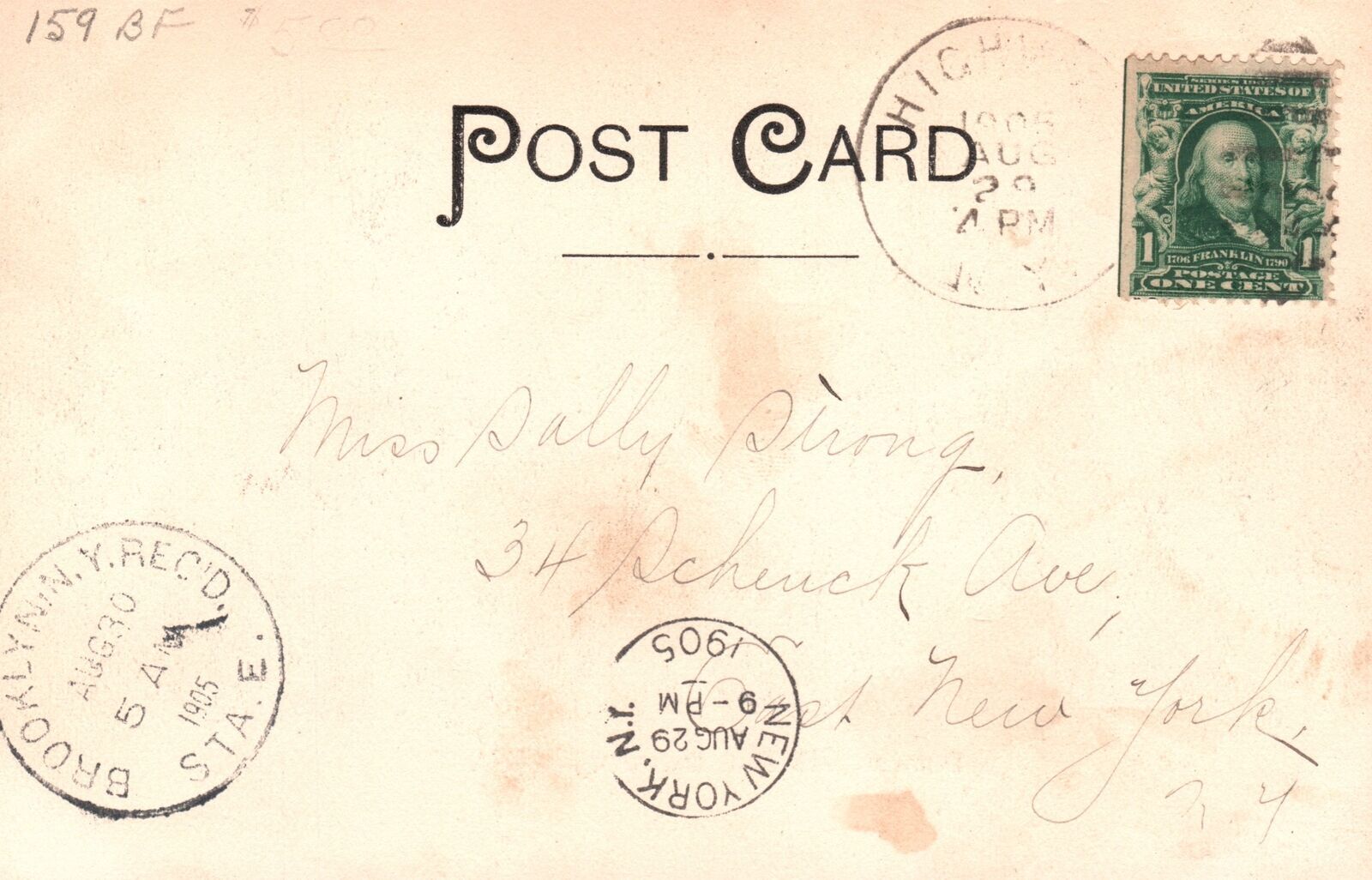 Vintage Postcard 1905 Scenic View Of Shawangunk Kill Bloomingburg New ...