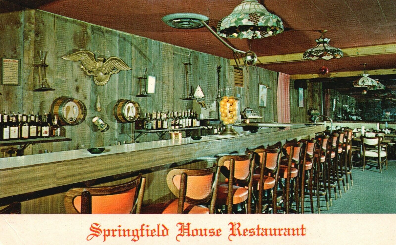 Vintage Postcard Springfield House Restaurant Springfield NJ New Jersey ...