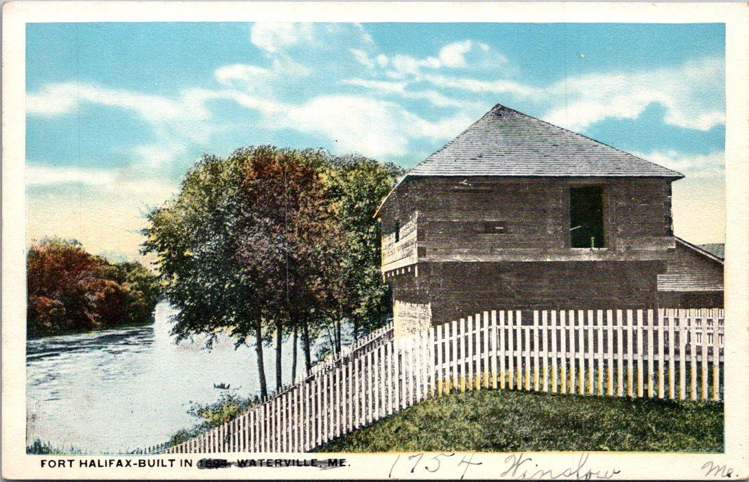 Maine Winslow Fort Halifax Built 1754 | United States - Maine - Other ...