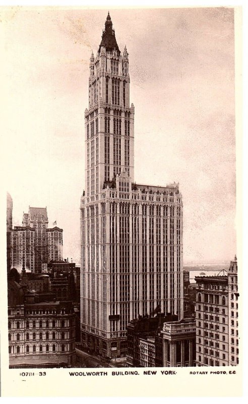 Woolworth Building New York Rotary Photo Postcard | United States - New ...