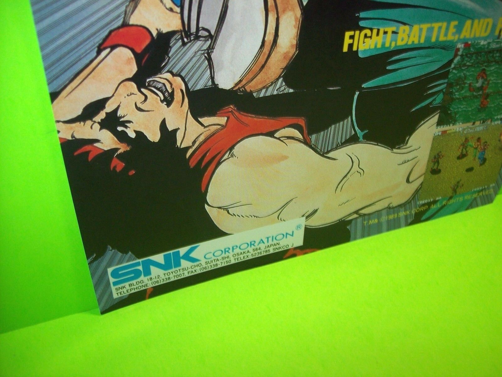 SNK IKARI III Original 1989 NOSVideo Arcade Game Promo Sales Flyer ...