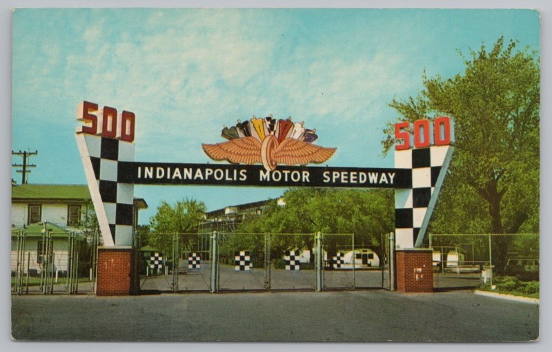 Sports~Main Gate Indianapolis Motor Speedway~Indianapolis IN~Vintage ...