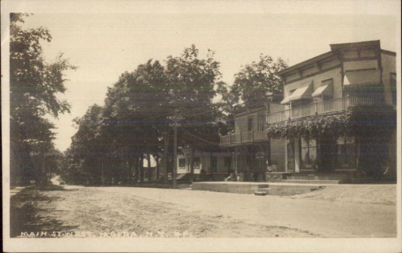Moira NY Main St. West c1910 Real Photo Postcard | United States - New ...