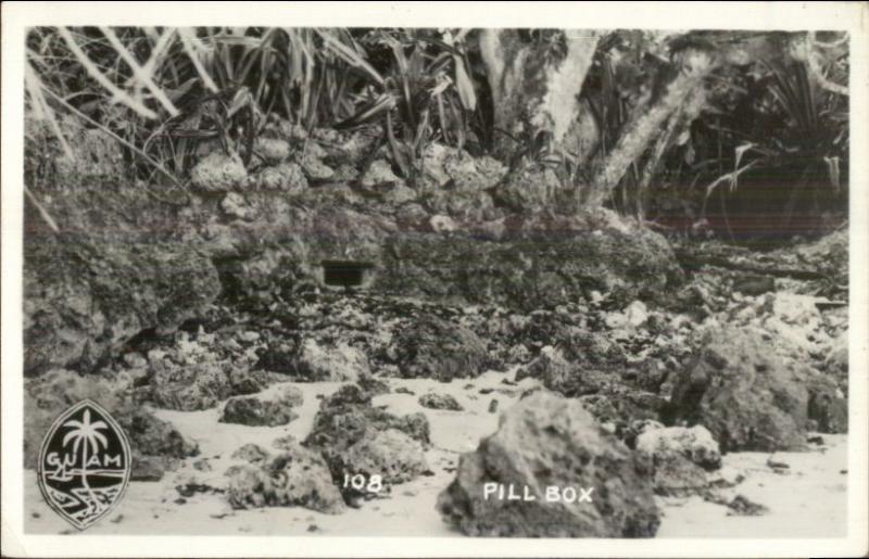WWII Era Guam Showing Pill Box Real Photo Postcard | Topics - Militaria ...