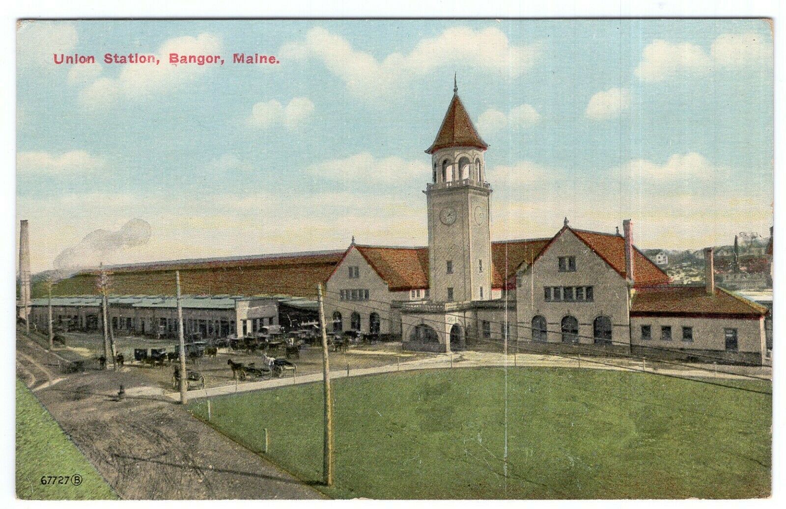 Bangor, Maine, Union Station | Topics - Transportation - Railway ...
