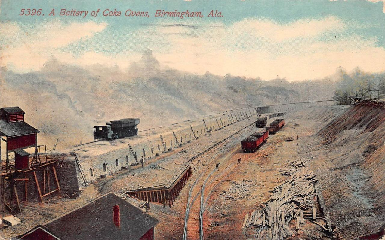A Battery of Coke Ovens Birmingham Alabama Postcard 1913 | United ...