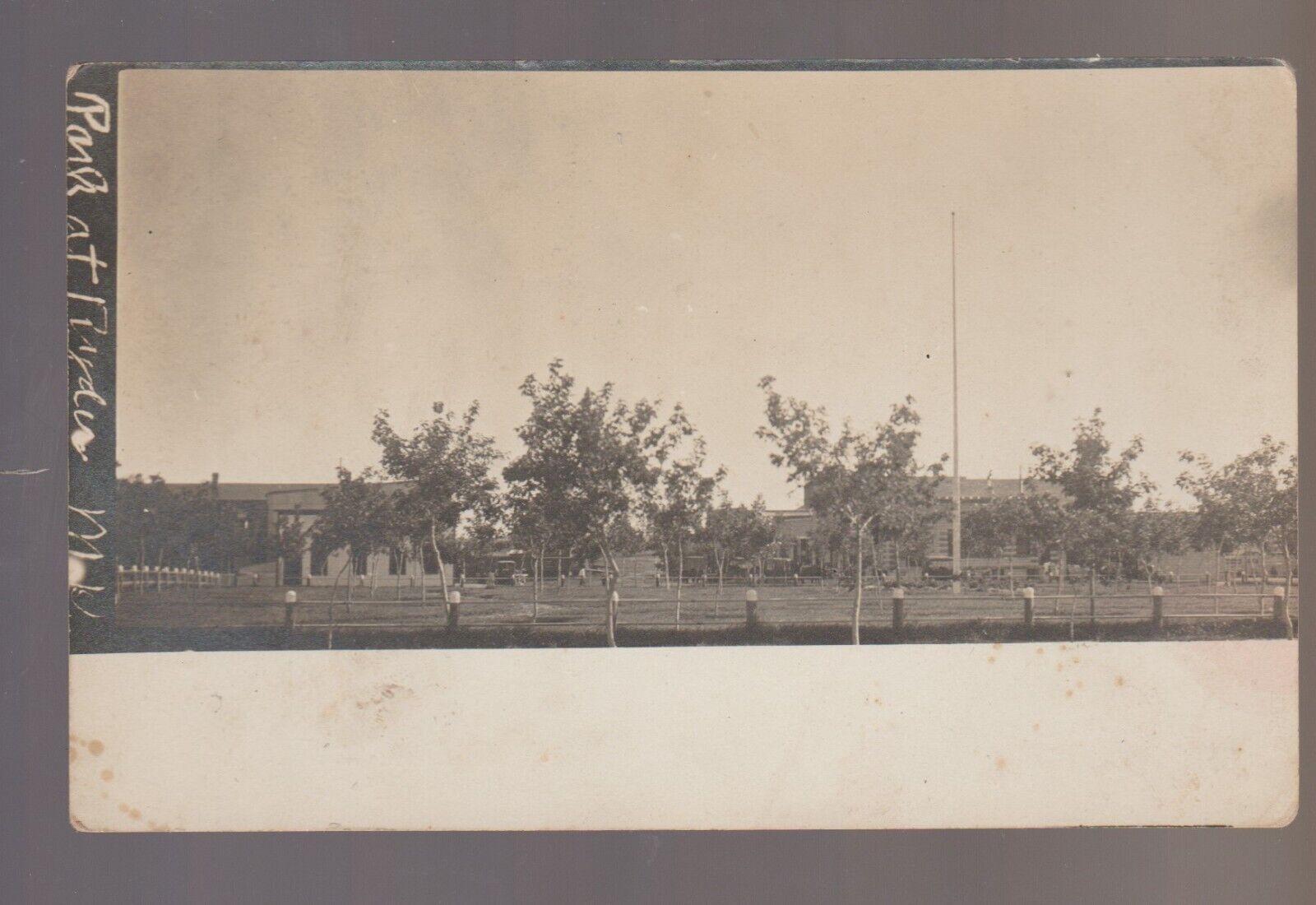 Ryder NORTH DAKOTA RPPC c1910 PARK STREET SCENE nr Minot Douglas Max ...
