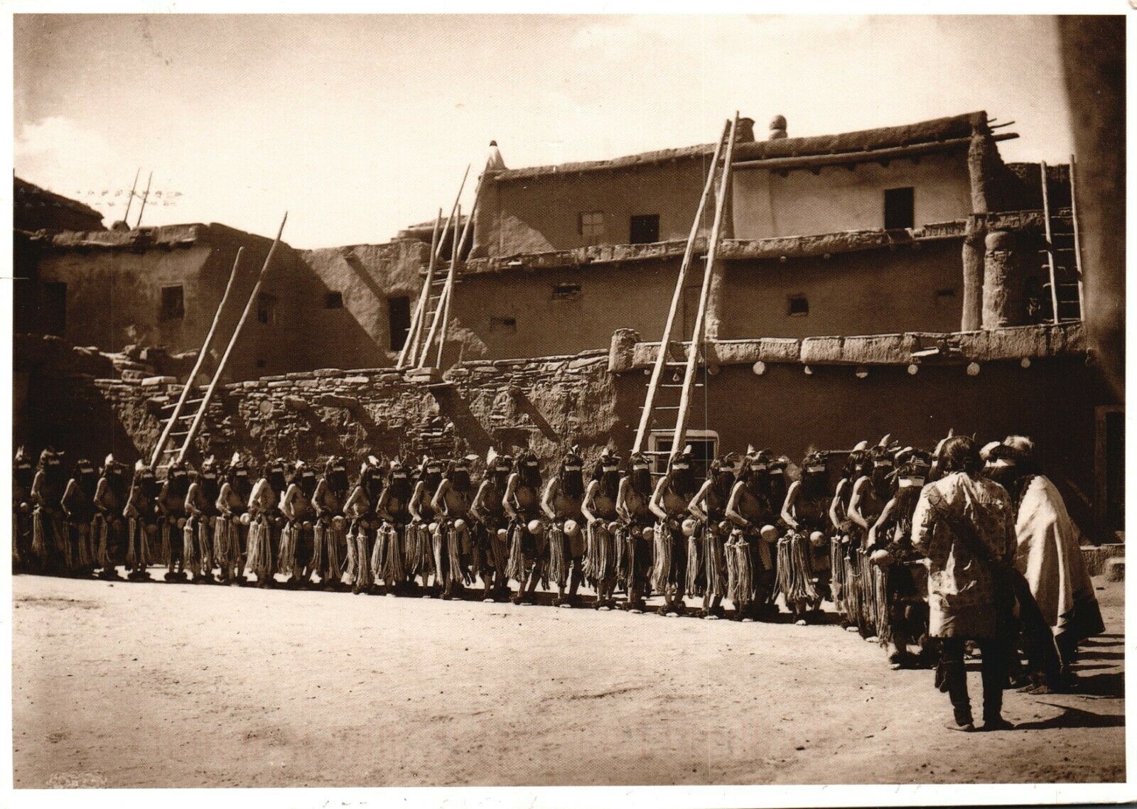 Vintage Postcard The Rain Dance Zuni Secret Summer Solstice Ceremony ...