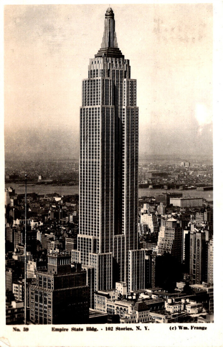 New York City Empire State Building 1937 Real Photo | United States ...