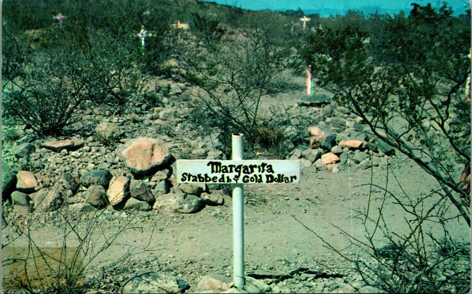 Tombstone Arizona AZ Lot of 4 Grave Gravesite Chrome Postcards M12 ...