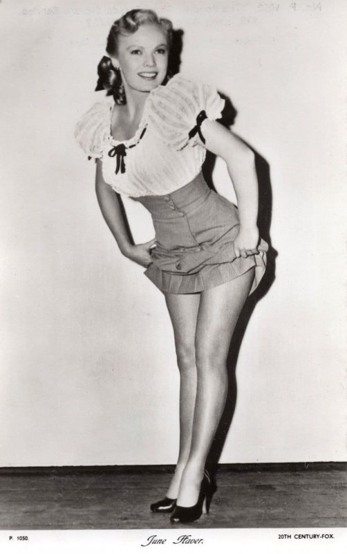 June Haver Hollywood Actress Upskirt Vintage People Show Parade ...