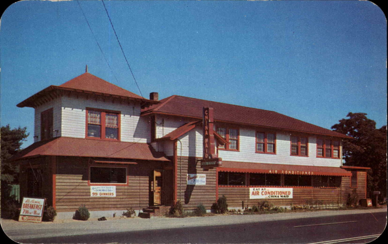 Wareham Massachusetts MA China Maid Chinese Restaurant c1950s-60s ...