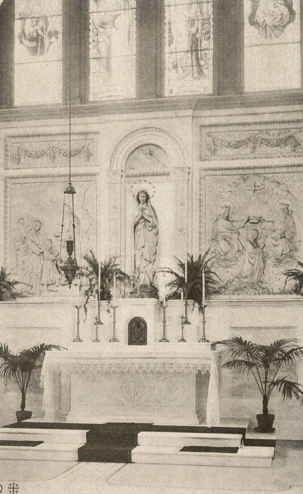 Vintage Postcard Altar of the Blessed Virgin Mount St. Sepulchre ...