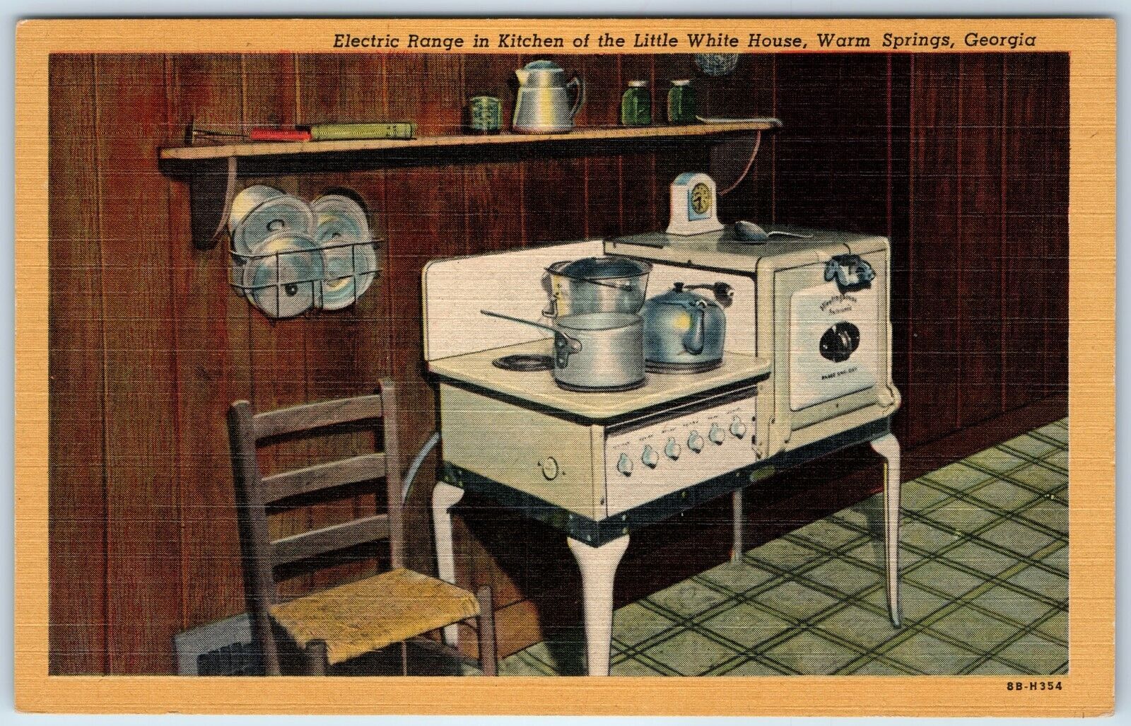 1948 Warm Springs, GA Kitchen Range Little White House Roosevelts Home ...