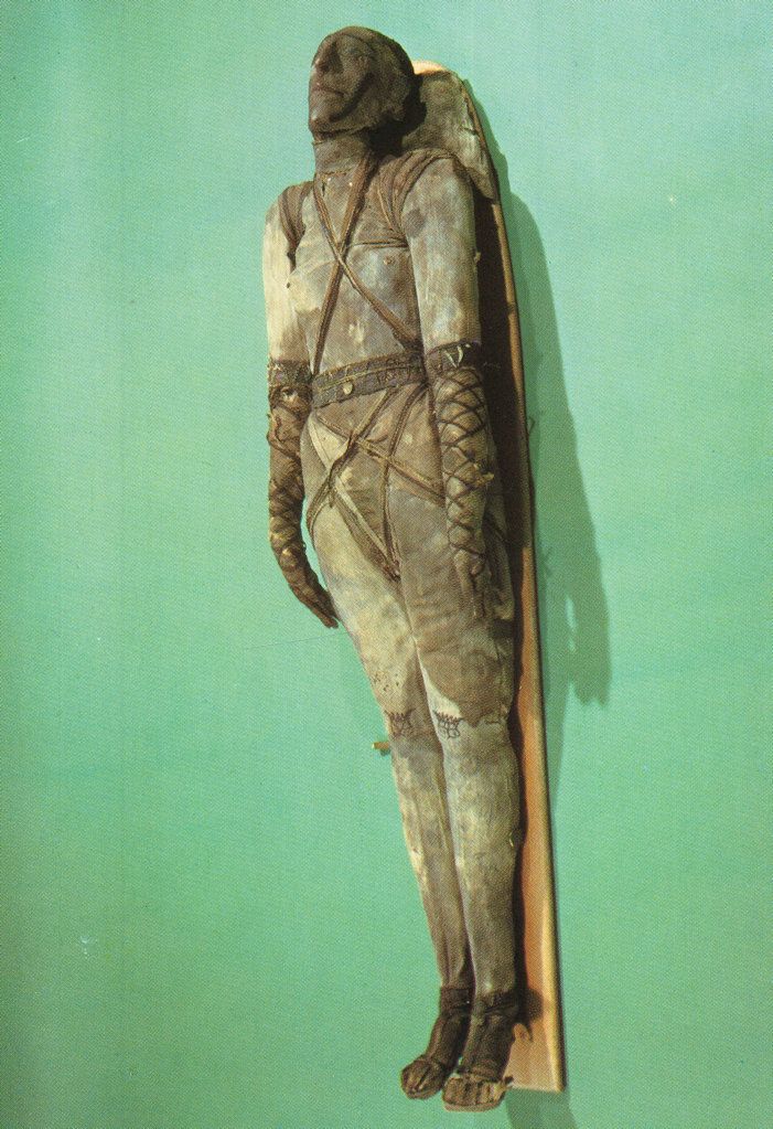 Roman Body Of A Man Wrapped in Bandages Museum Postcard | Topics - Fine ...