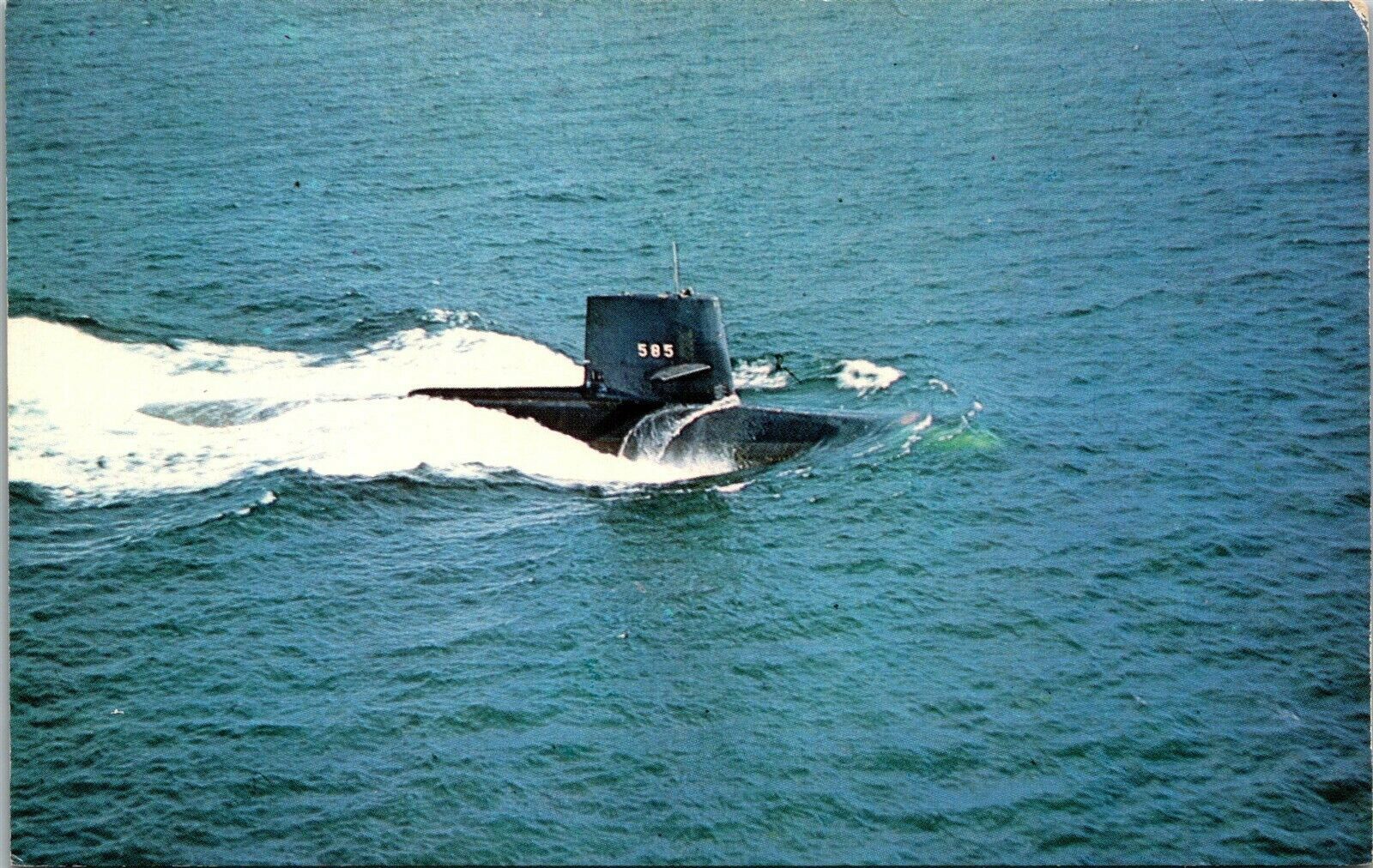 Vtg Postcard USS Skipjack Nuclear Powered Navy Submarine SSN-585 ...