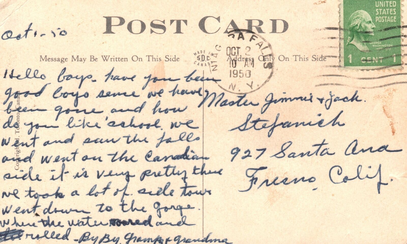 Vintage Postcard 1950's Royal Canadian Mounted Police Federal National ...