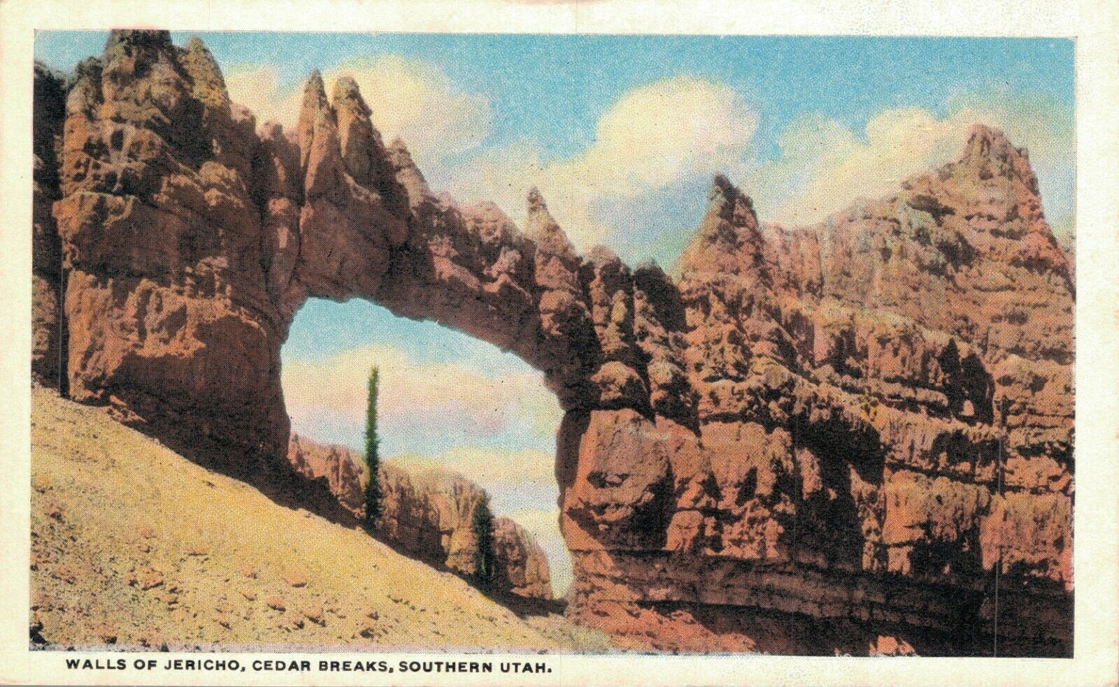 USA Walls of Jericho Cedar Breaks Southern Utah Vintage Postcard 07.06 ...