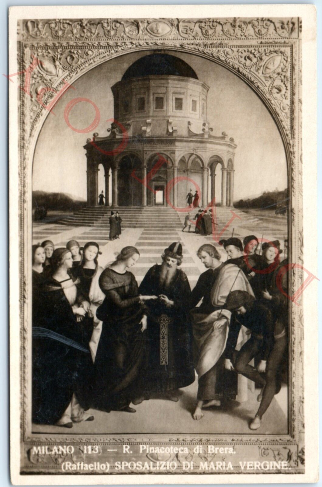 c1930s Raphael Painting - Lo Sposalizio RPPC in Milano Virgin Real ...
