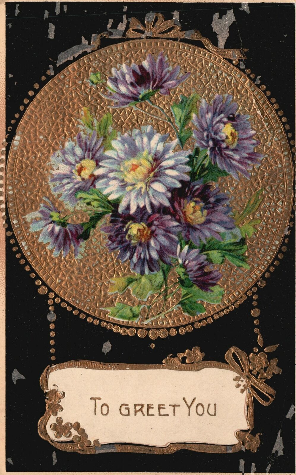 Vintage Postcard 1908 To Greet You And Wish You The Best Of Life ...