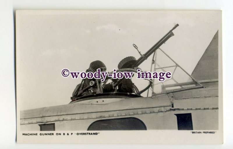 ac0096 - RAF Bi-plane Aircraft - Machine Gunner in an Overstrand ...