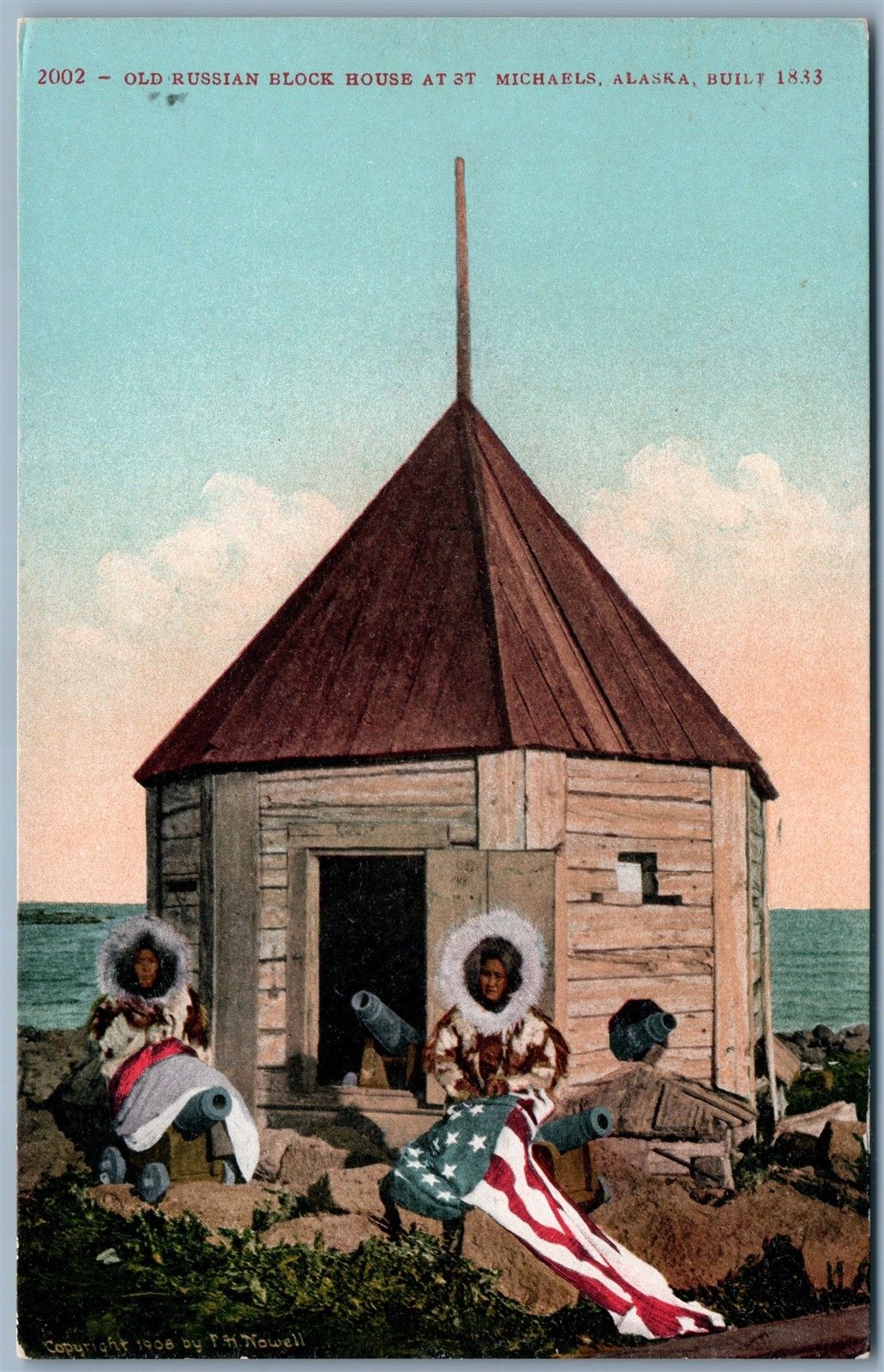 ST.Michaels Alaska OLD Russian Block House Antique Postcard | United ...