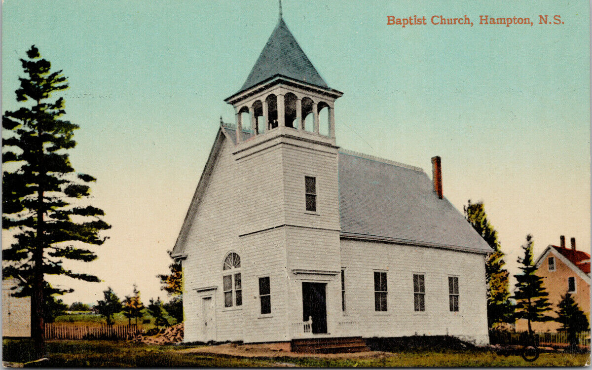 Baptist Church Hampton NS Nova Scotia Postcard F12 | Canada - Nova ...