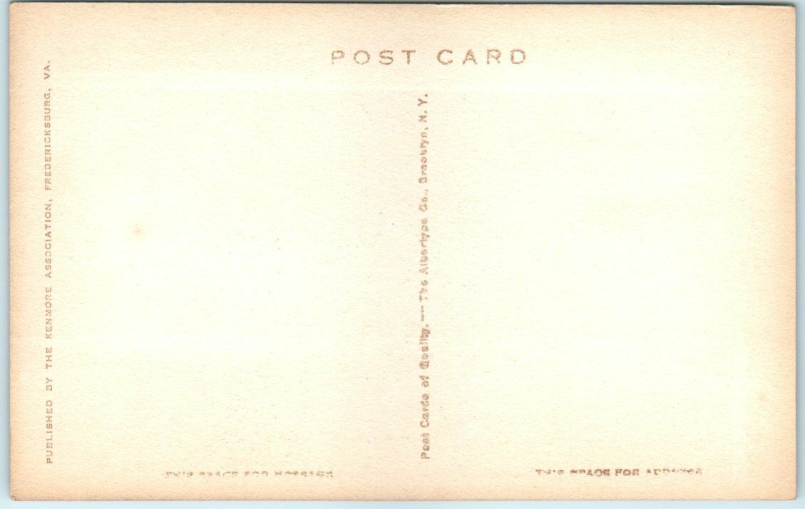 Rear Entrance to Kenmore, Home of Colonel Fielding Lewis & Betty ...