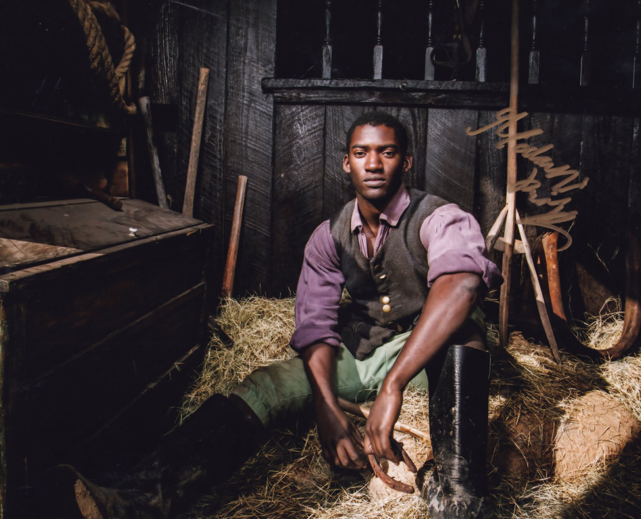 Malachi Kirby Roots TV Series Giant 10x8 Hand Signed Photo | Topics ...