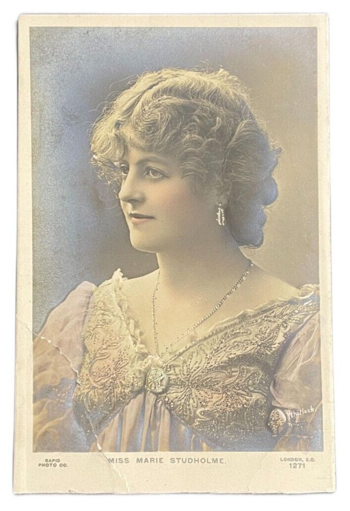 English actress & singer of the Victorian & Edwardian eras Miss Marie ...