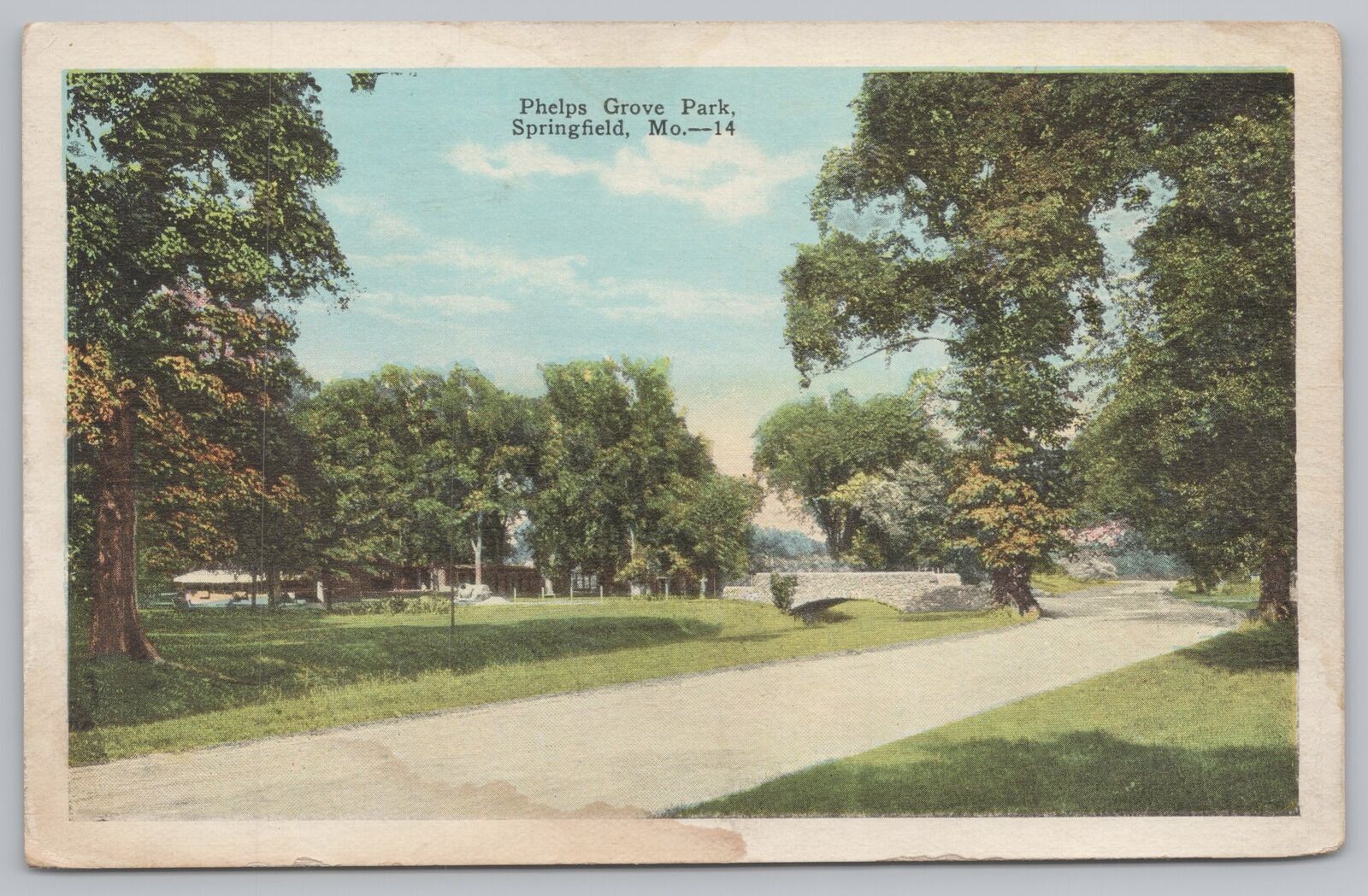 Springfield Missouri~Phelps Grove Park~Vintage Postcard | United States ...
